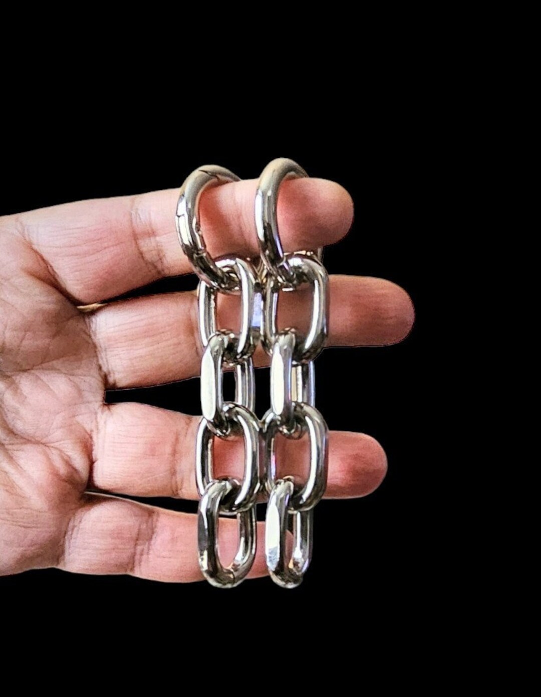 Chain Ear Hangers, Earrings for Plugs- Hinged Earring - Etsy