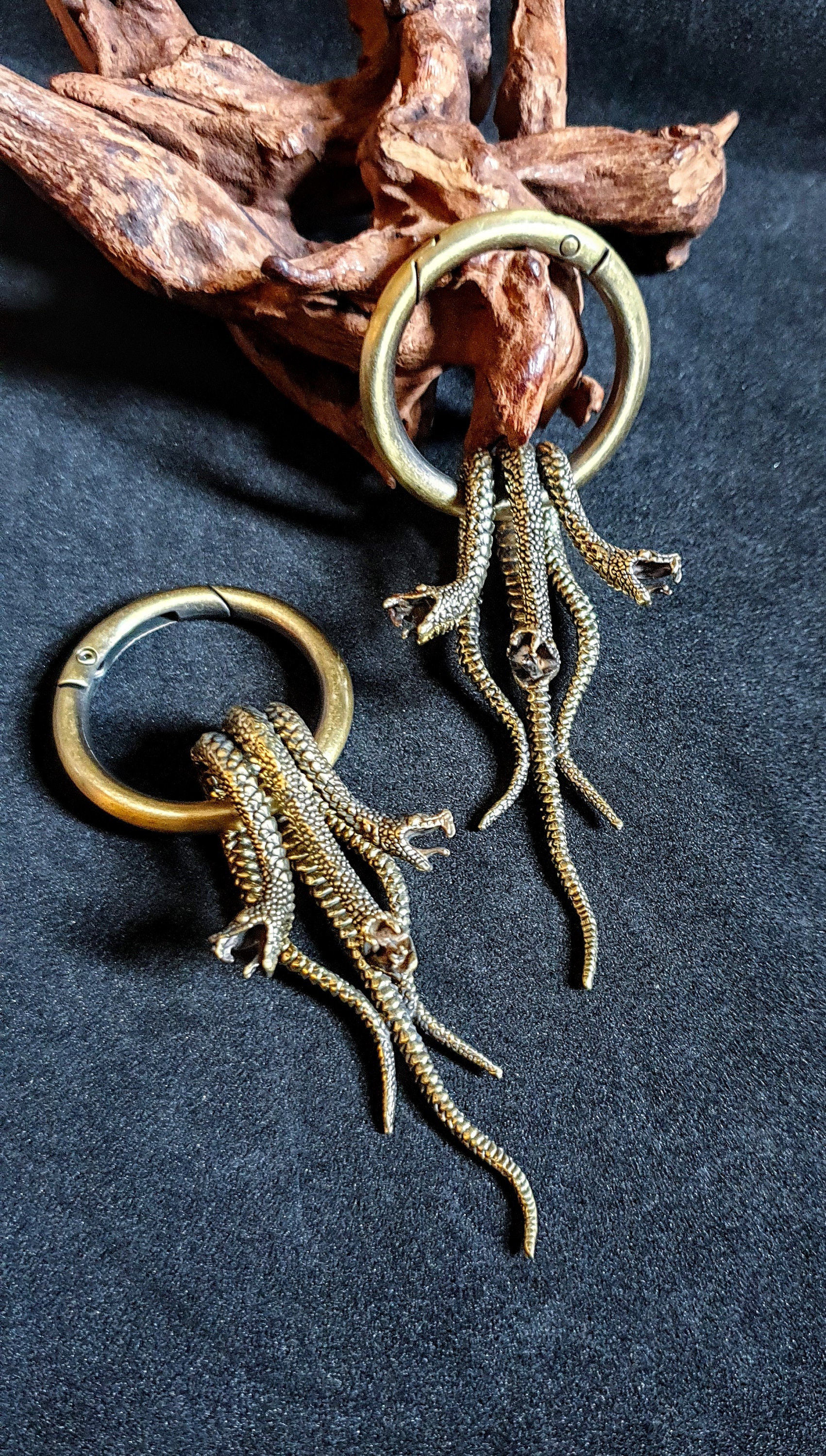 Cobra Ear Weights- Snake Ear Hangers, Earrings for Plugs- Hinged ...