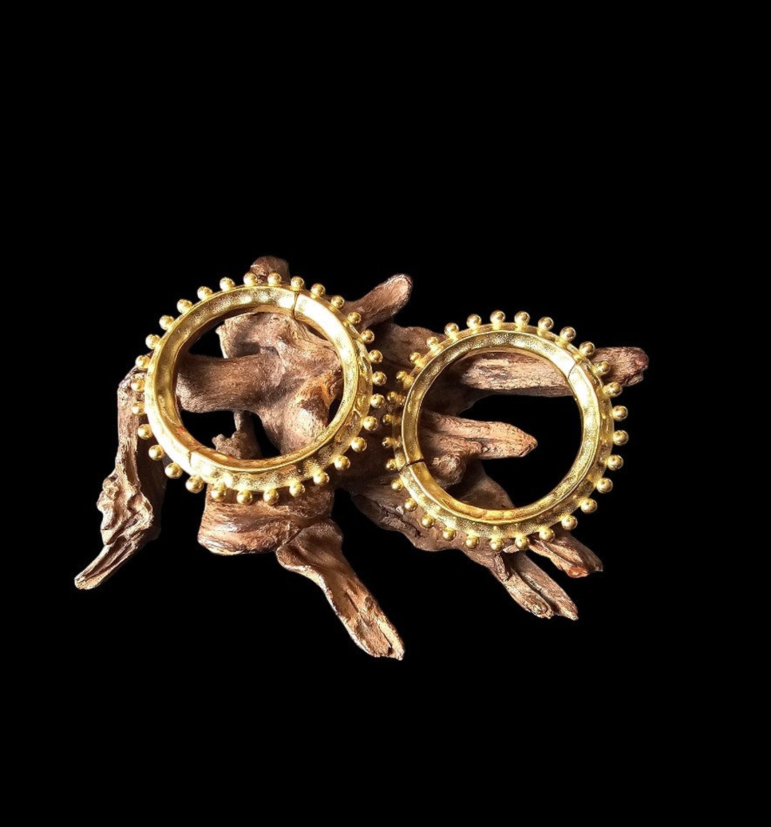 Tribal Ear Weight, Hoop Ear Weights, Ear Weights,guage Earring-1 Pair ...
