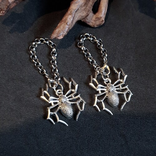 Skull Ear Weights Gothic Ear Hangers Earrings for Plugs - Etsy