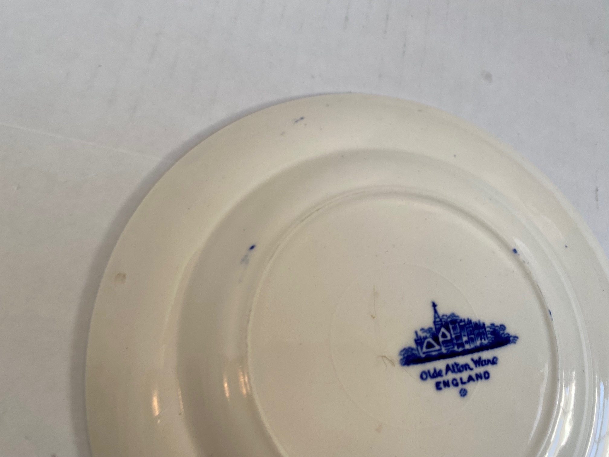 Olde Alton Ware Chinoiserie Blue Willow Plate Dish 7 Inch - Etsy