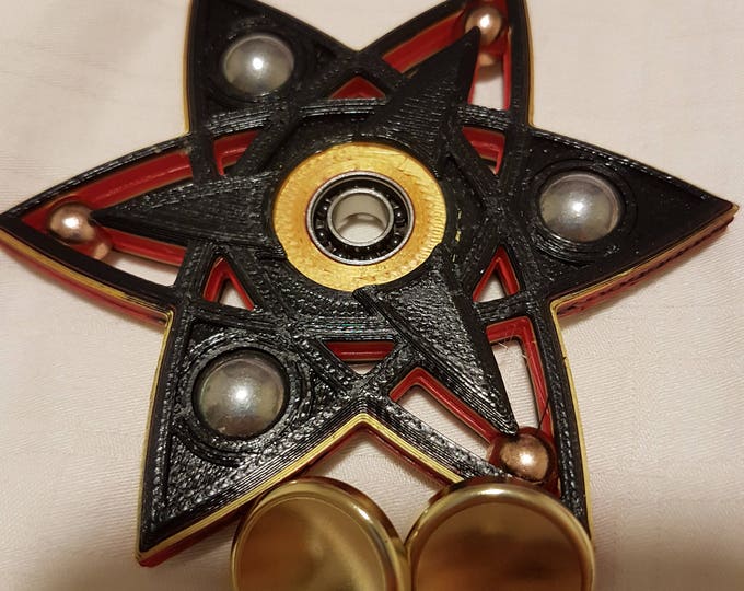 Sasuke Mangekyou Sharingan Inspired Hexa Fidget Spinner Version 5.1 ...