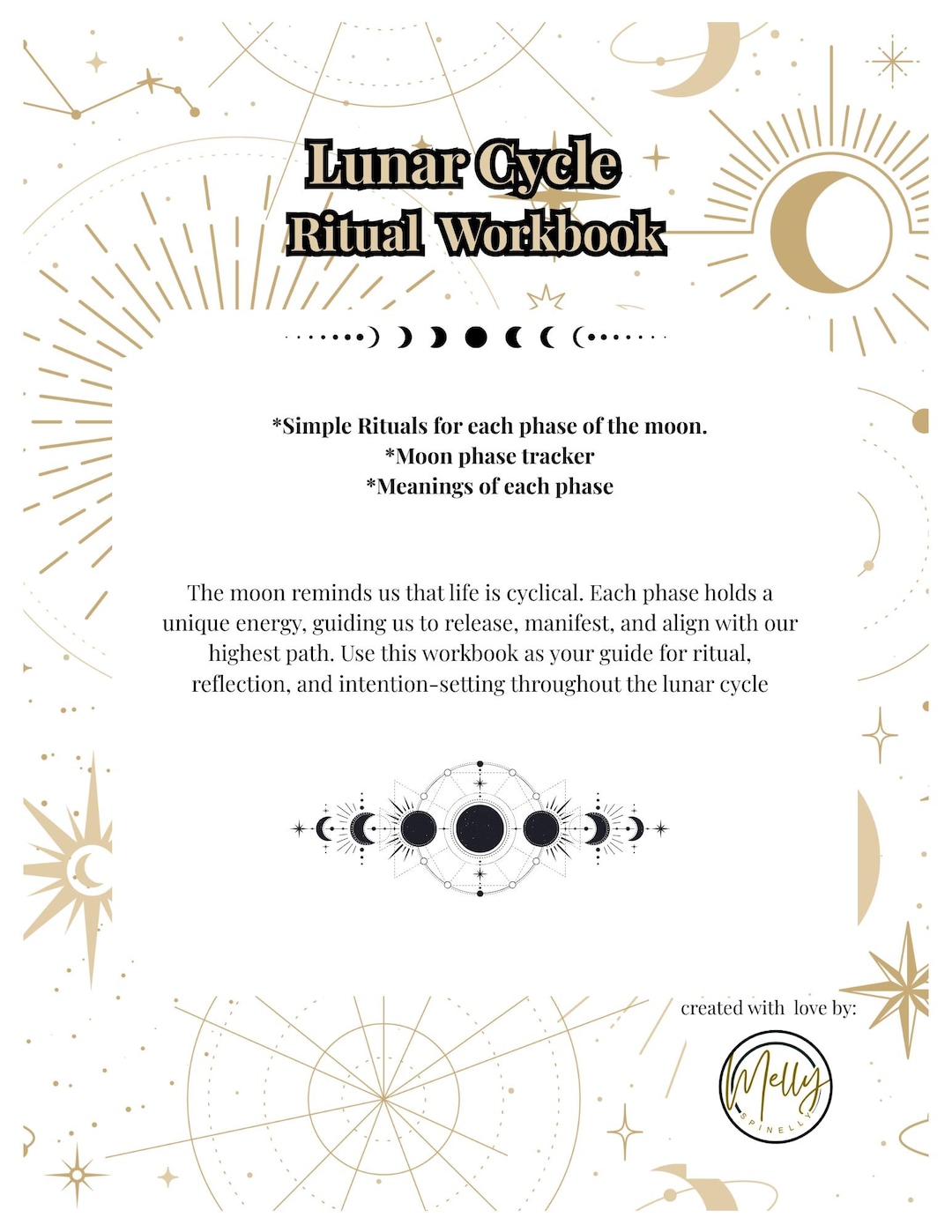 Lunar Cycle Ritual Workbook - Etsy