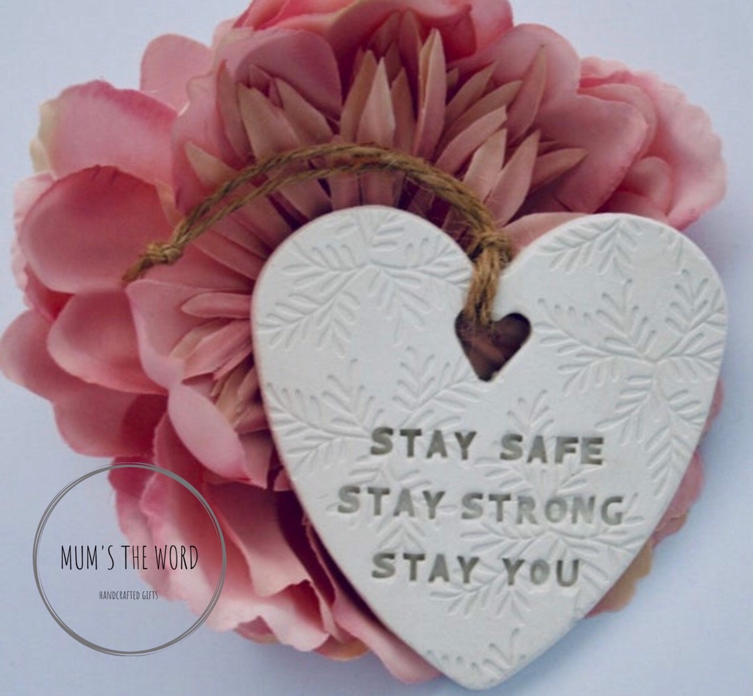 Clay stay Safe Heart - Etsy