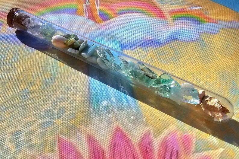 Crystal Mixture Magical Water LEMURIA Gemstones, Holy Stone & Andara Energization of Water ...