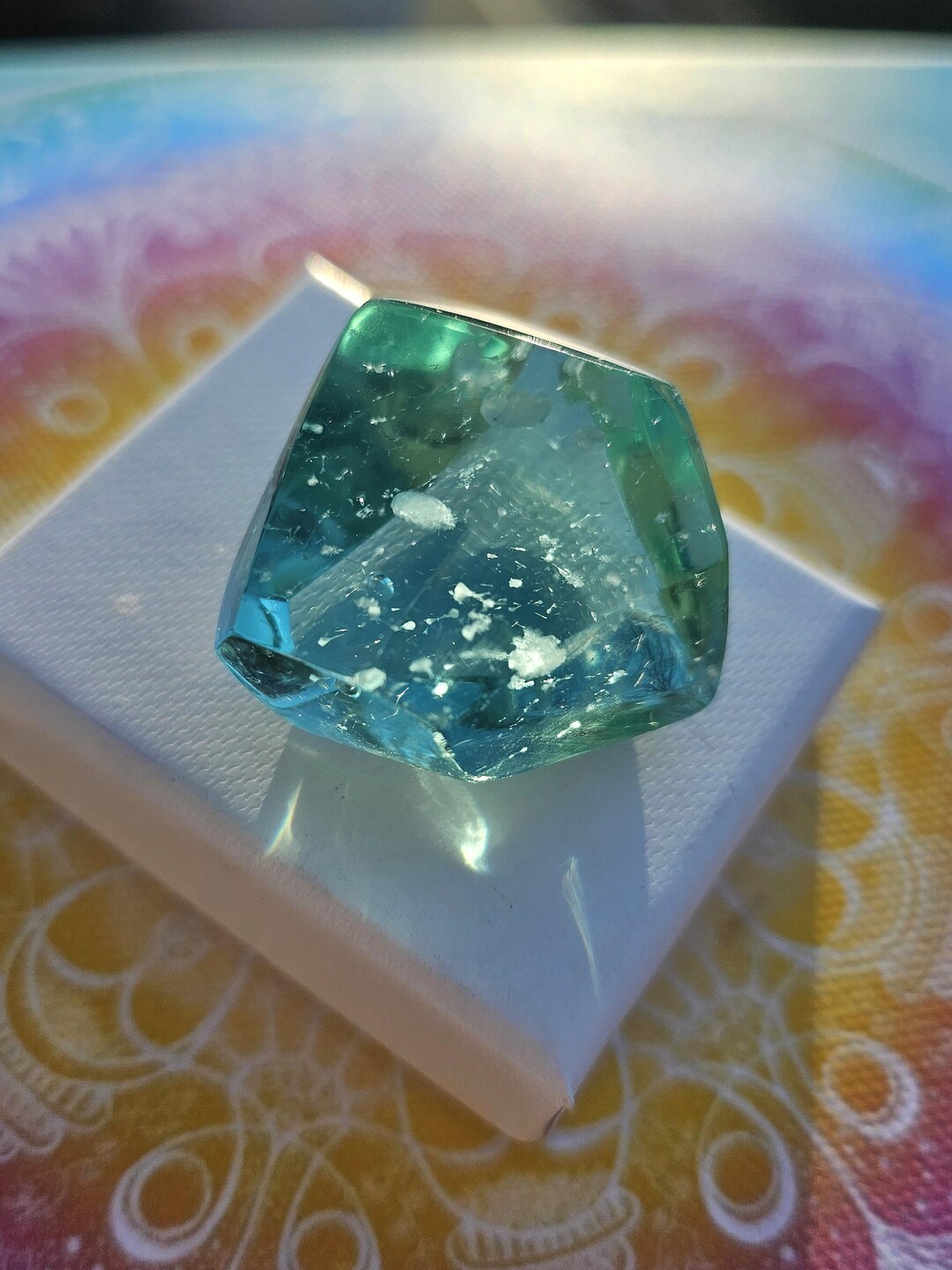 ANDARA Crystal ATLANTIS ANGEL Fine Cut Precious Crystal / Radiant Blue ...