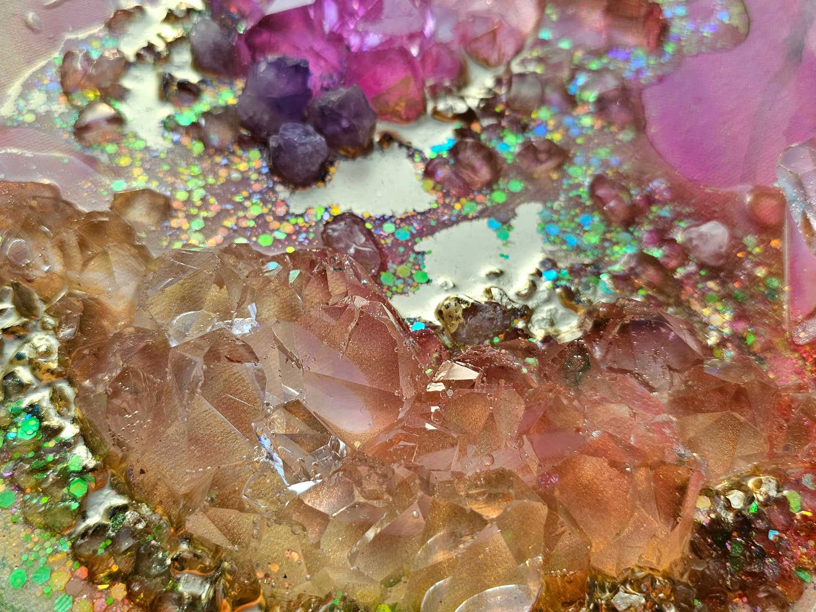 Magical Crystal Picture * CRYSTAL GARDEN * With Andara Crystals and ...