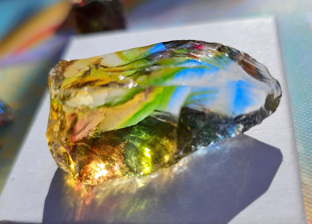 ANDARA Crystal RAINBOW LIGHT Rainbow Raw Crystal Soul Crystal 5D - Etsy