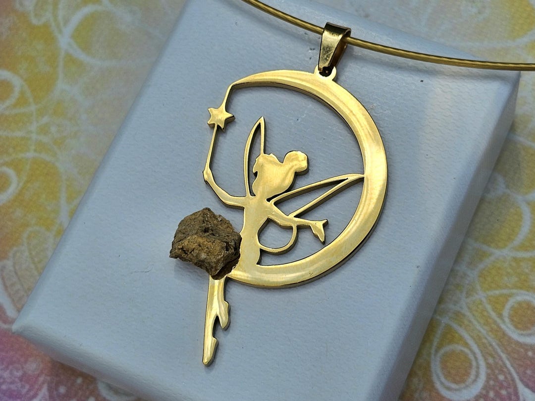 HOLY STONE Amulet ELF Golden Tinkerbell Gold 5D - Etsy