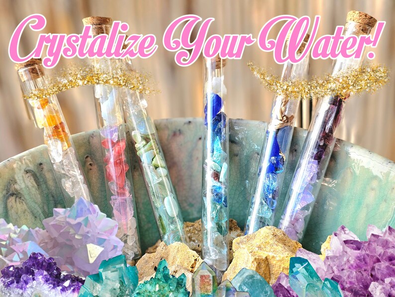 Crystal Mixture Magical Water LEMURIA Gemstones, Holy Stone & Andara ...