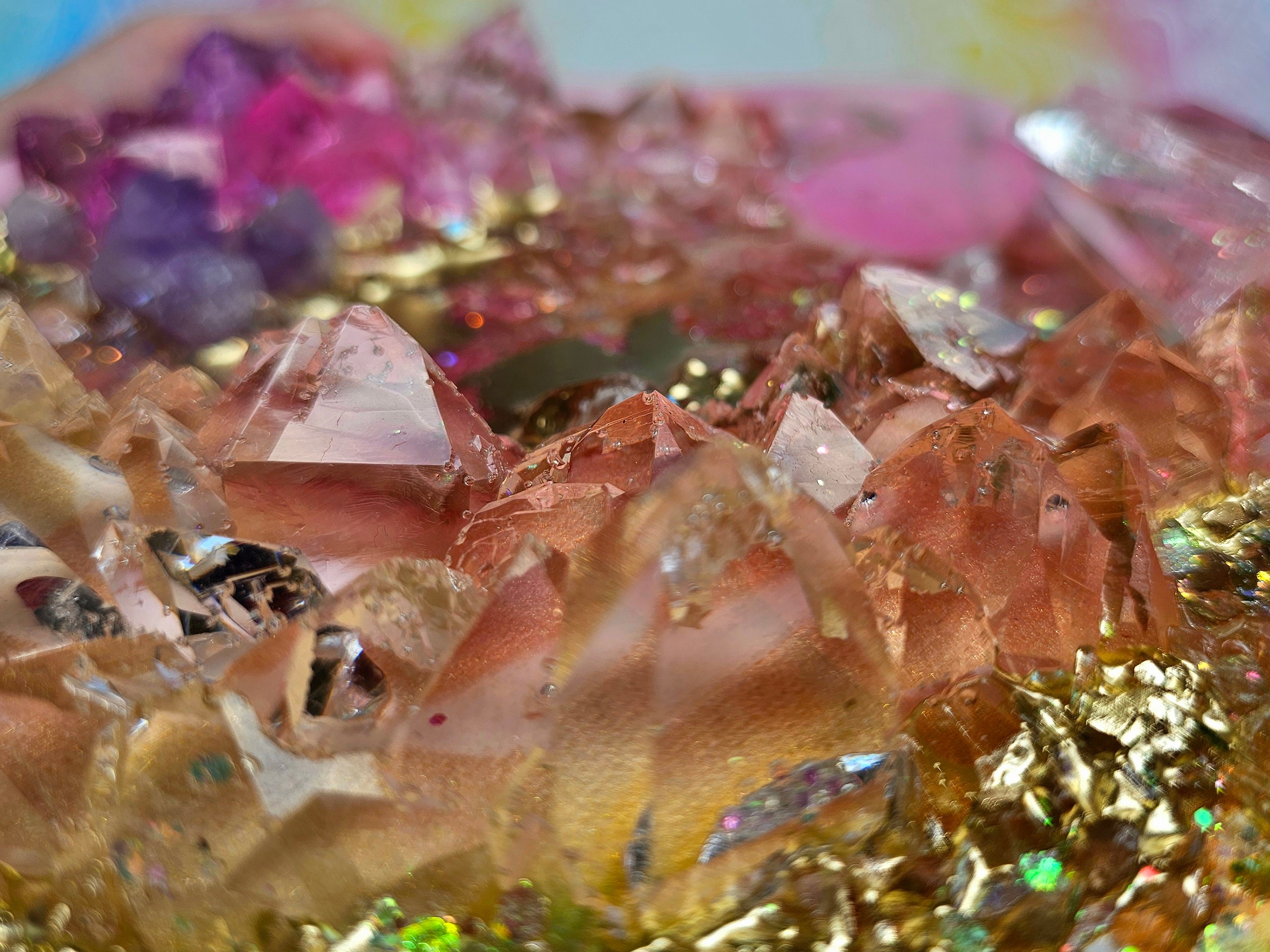 Magical Crystal Picture * CRYSTAL GARDEN * With Andara Crystals and ...