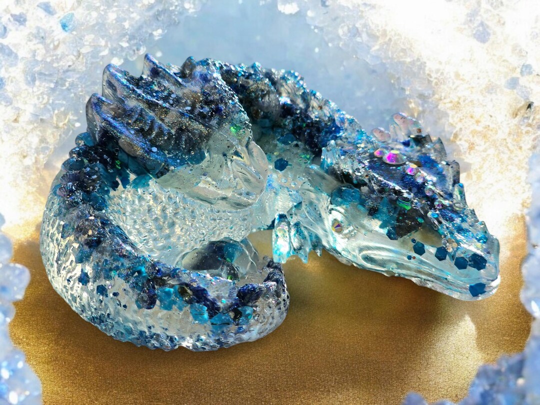 Light Dragon With Lapis Lazuli, Aquamarine, Rock Crystal, Turquoise ...