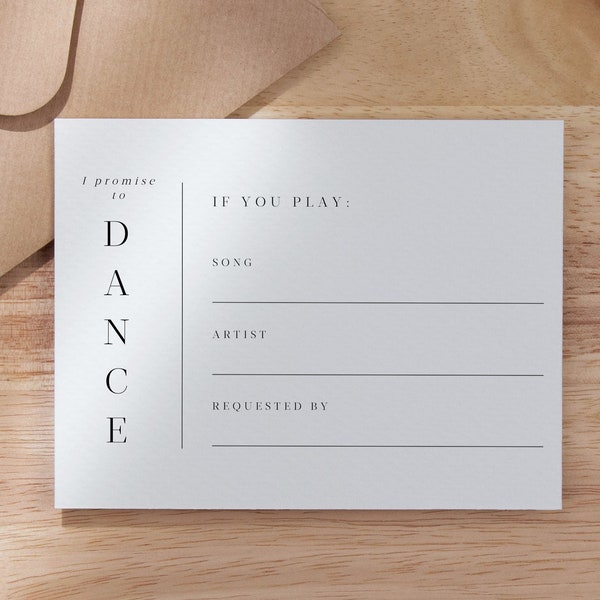 Song Request Cards - Etsy