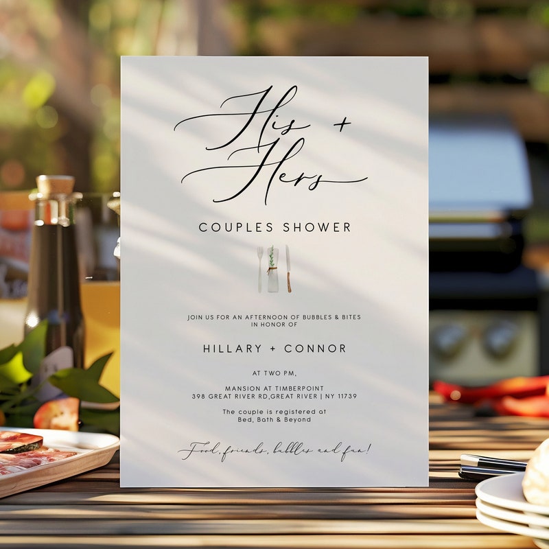 Couples Shower Invitation - Etsy