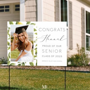 Lemon Themed Graduation Yard Sign , Summer Citrus Graduation Sign ...