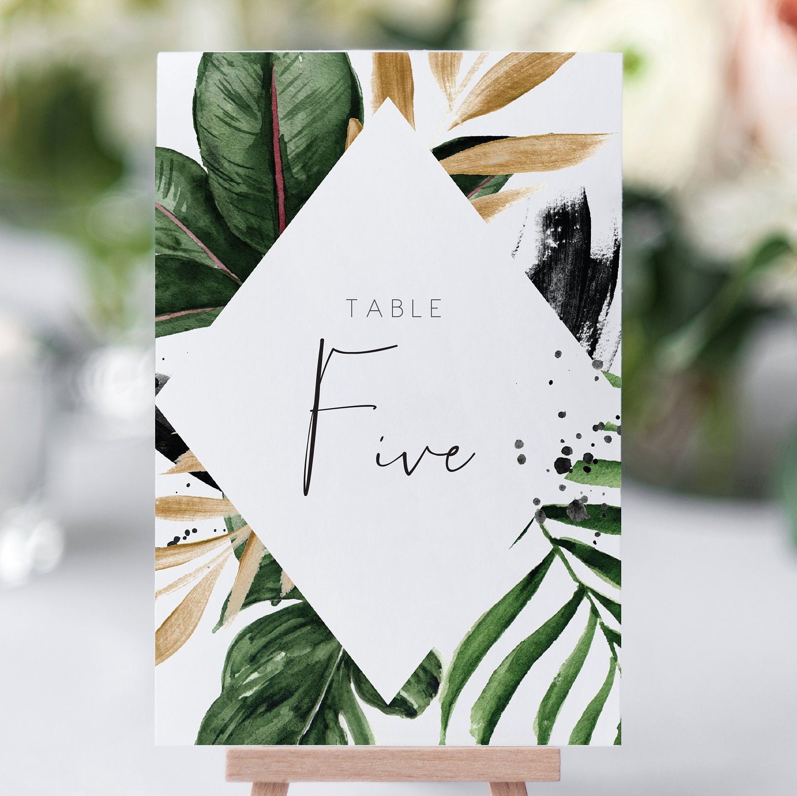 Bridal Palm 19 DIY Templett INSTANT DOWNLOAD Editable Beach Tropical ...