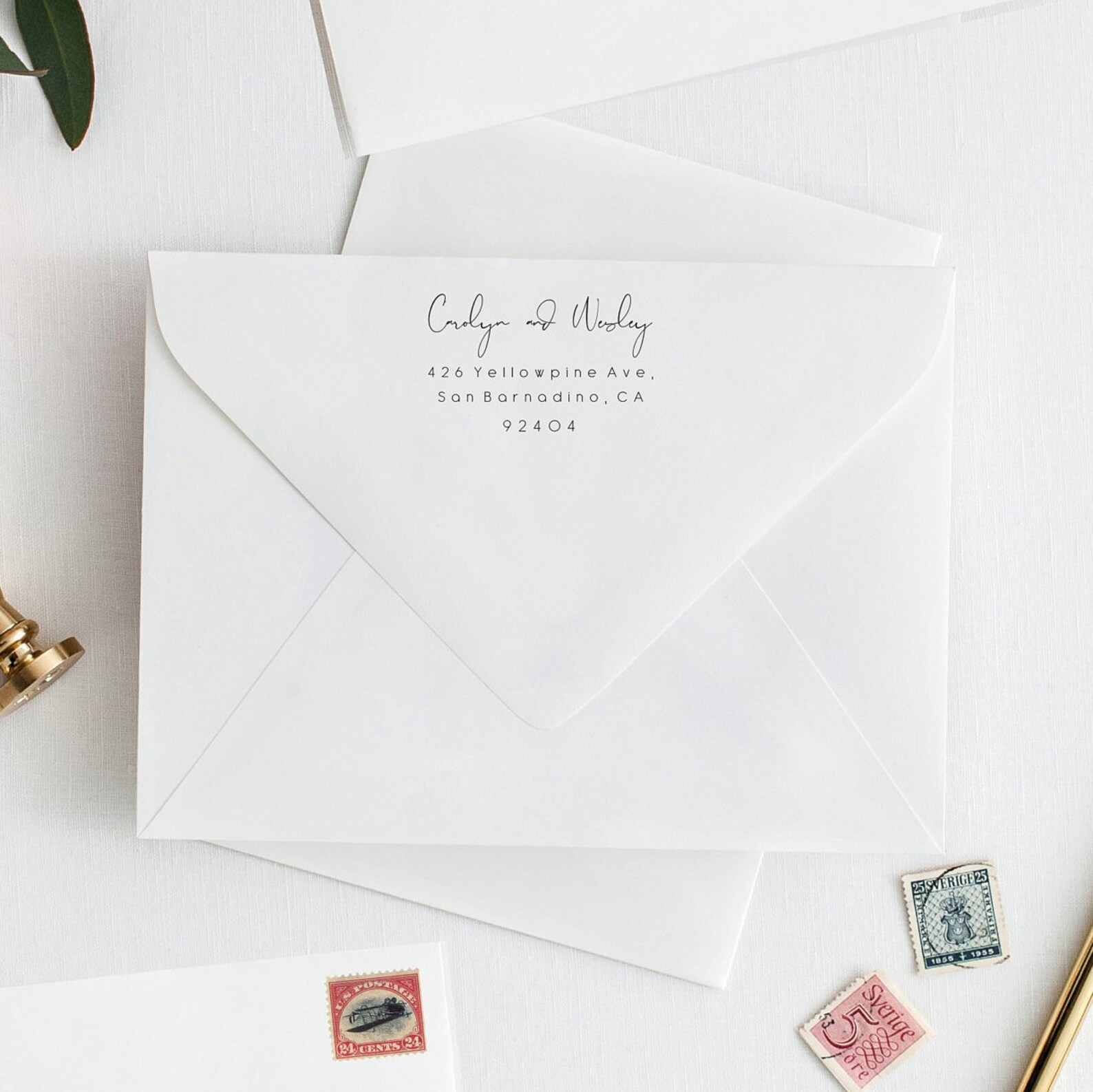 Printable Wedding Envelope Template Address Envelope Template - Etsy