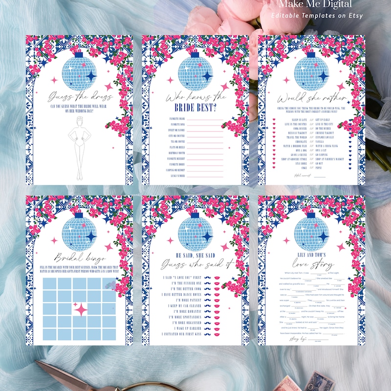 Mamma Mia Theme Hens Game - Etsy