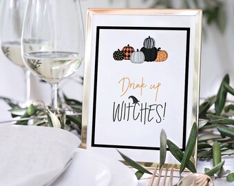 Kids Halloween Party Eat Drink and Be Scary Printable - Etsy