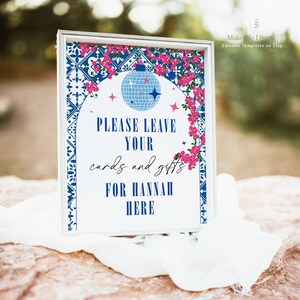 Dancing Queen Hen Party Sign Bundle, Greek Mamma Bridal Shower Table ...