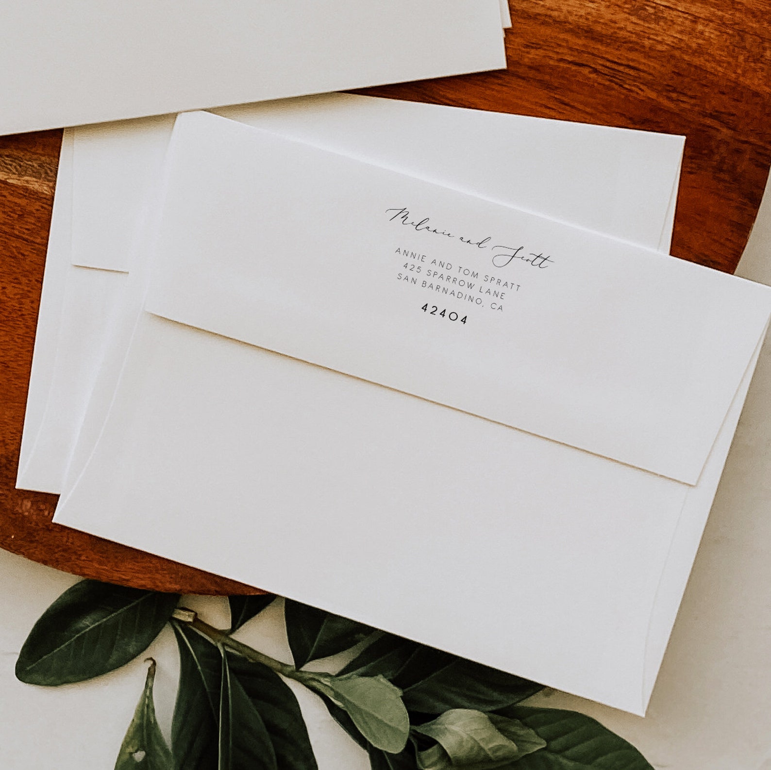 Elegant Wedding Envelope Template Address Envelope Template | Etsy