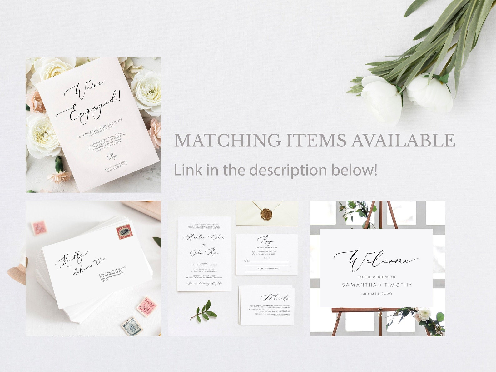 Elegant Visit Our Website Card Wedding Website Card Wedding - Etsy