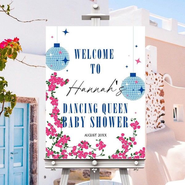 Mamma Mia Baby Shower Sign - Etsy