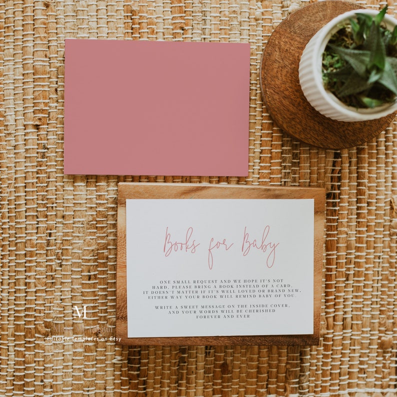 Minimalist Pink Girl Baby Shower Invite | Baby Shower Invitation ...