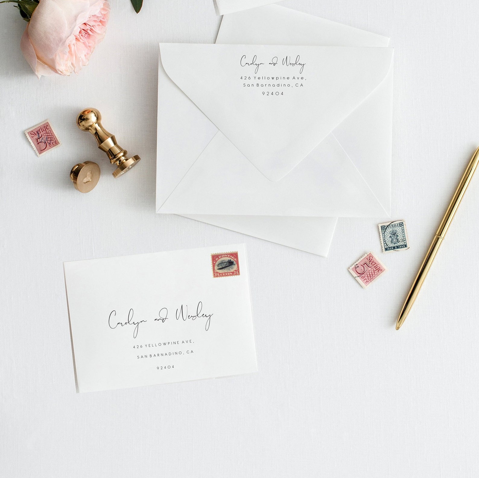 Printable Wedding Envelope Template Address Envelope Template - Etsy