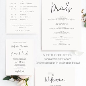 Modern Calligraphy Price List Sign Template, Small Business Price List ...