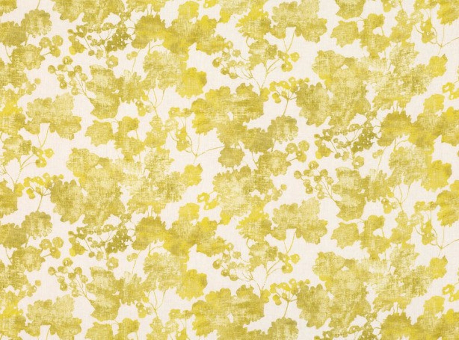 Romo Esme Yellow Floral Linen Cushion Cover Foliage Flowers - Etsy