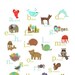 Italian Alphabet Print 11x14 Nursery Wall Art, Animal Themed, Kid's Art ...