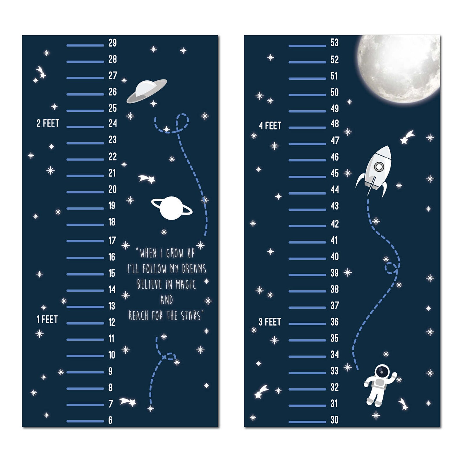 Children Growth Chart Baby Growth Chart Kids Height Chart - Etsy