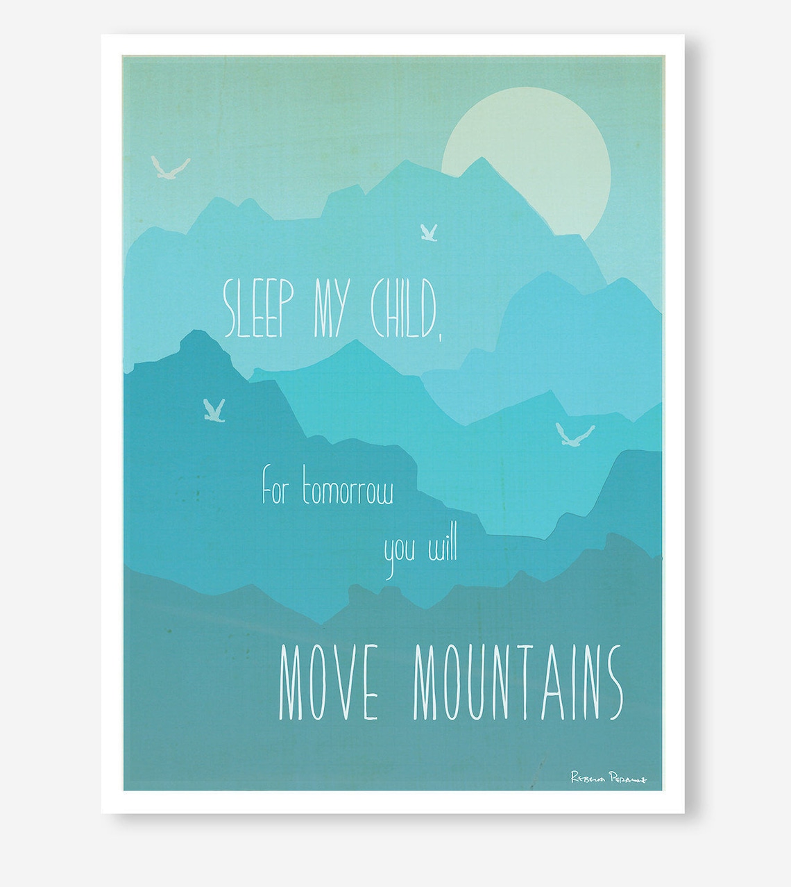 Printable Inspirational Quotes Move Mountains Wall Art - Etsy