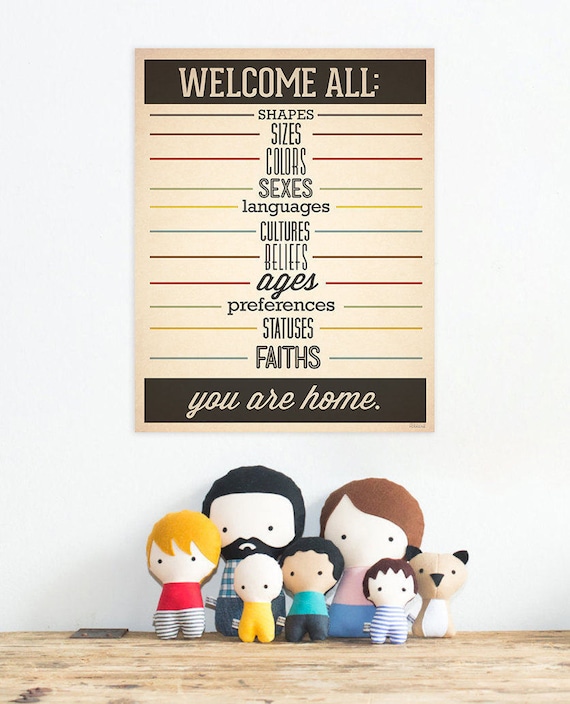 Wall Hangings Home Décor Prints Racist Sign Social Justice Art Don't Be ...