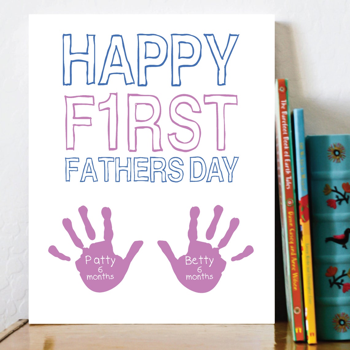 Happy First Fathers Day First Fathers Day Gift Kids | Etsy