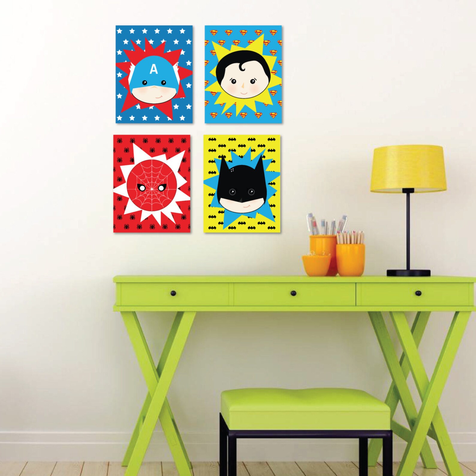 Avengers Superhero Art Print Wall Art Home Decor Kids | Etsy