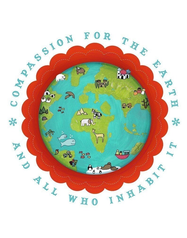 Compassion for Our Earth Poster 11x14 Global Child - Etsy