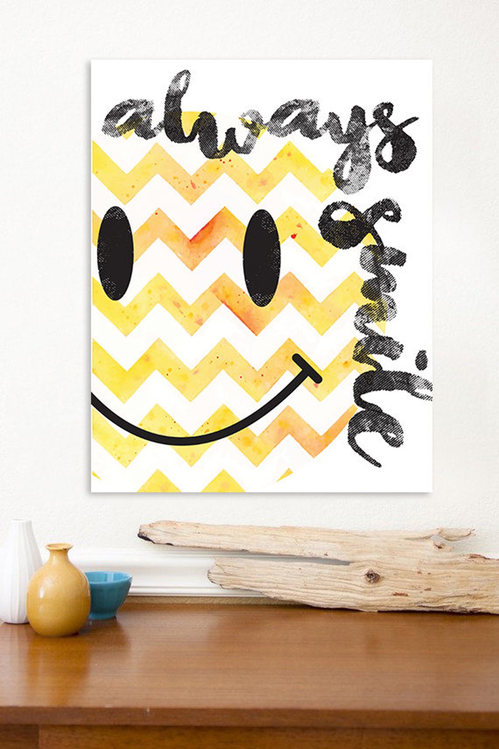 Always Smile Print Playroom Decor Children's Room Wall - Etsy
