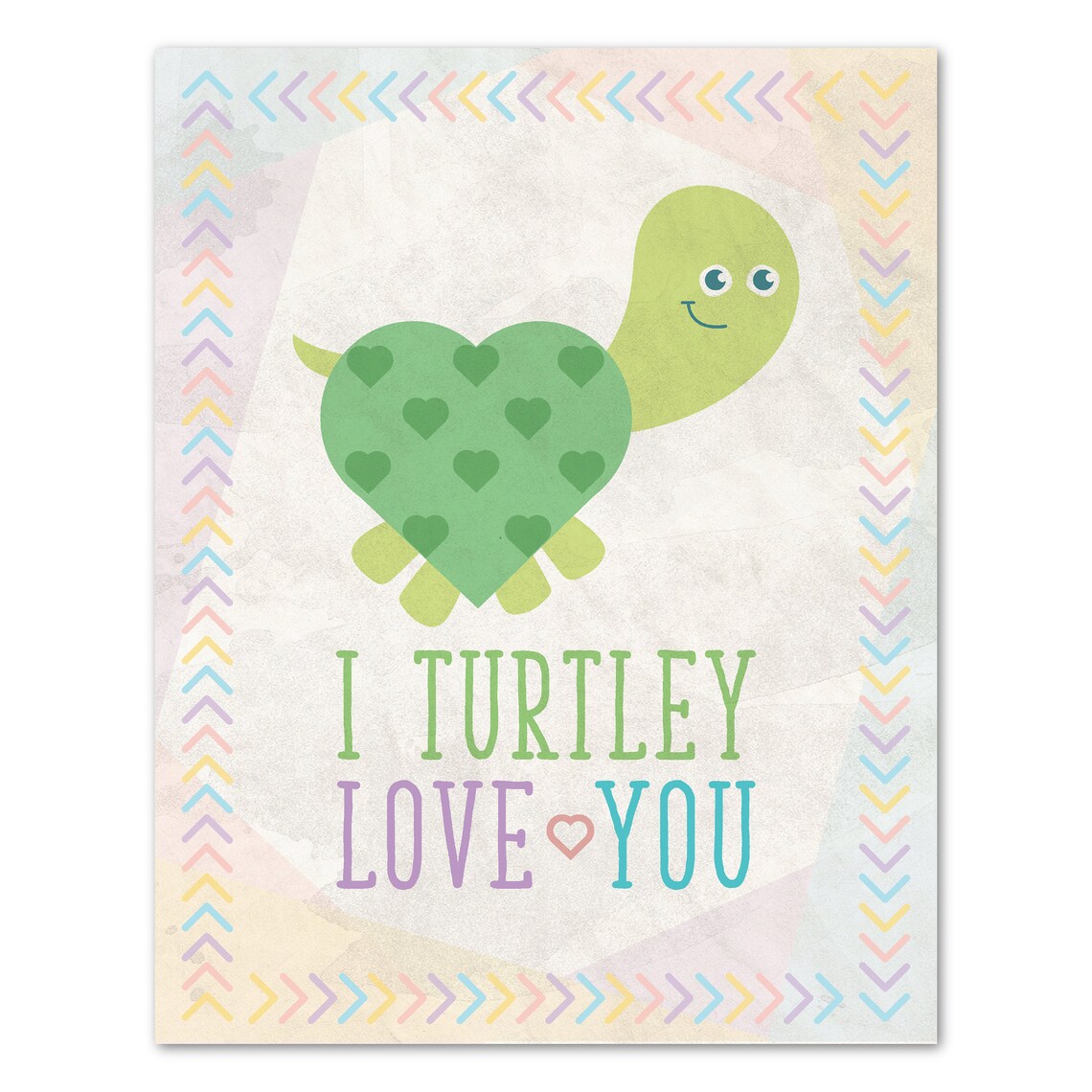I Turtley Love You Turtle Nursery Decor Turtle Wall Art I - Etsy