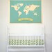 World Map My Roots Customizable Print 36x24 Nursery Wall - Etsy