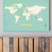 World Map Wall Art My Travels Personalized World Map Print - Etsy