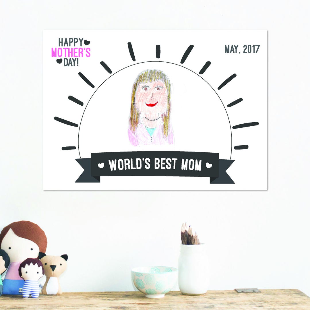 Printable World's Best Mom, Last Minute Gift for Mom, Printable Card ...
