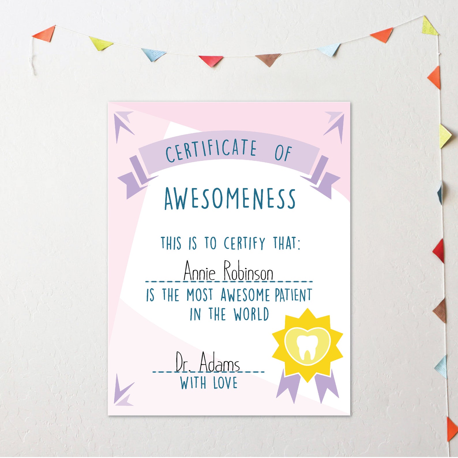 Certificate of Awesomeness, Best Patient Certificate, Award Certificate ...