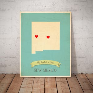 Choose Your State, My Roots Map 11x14 Customized Print, Christmas Gift ...