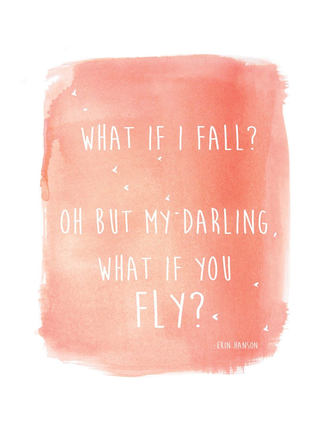 What If You Fly Inspirational Art Print, Nursery Wall Art, Kid's Art ...