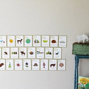 Alphabet Wall Cards, Alphabet Art Prints, ABC Cards Animal Alphabet ...