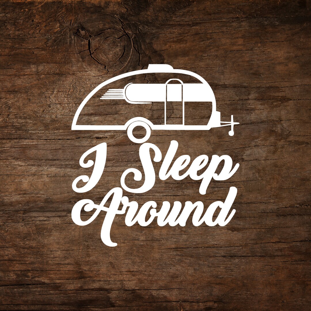 I Sleep Around - Little Guy Max Window Decal - Etsy