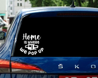 Adventure is Out There Decal, Camper Decal, Popup Decal, Sticker for ...