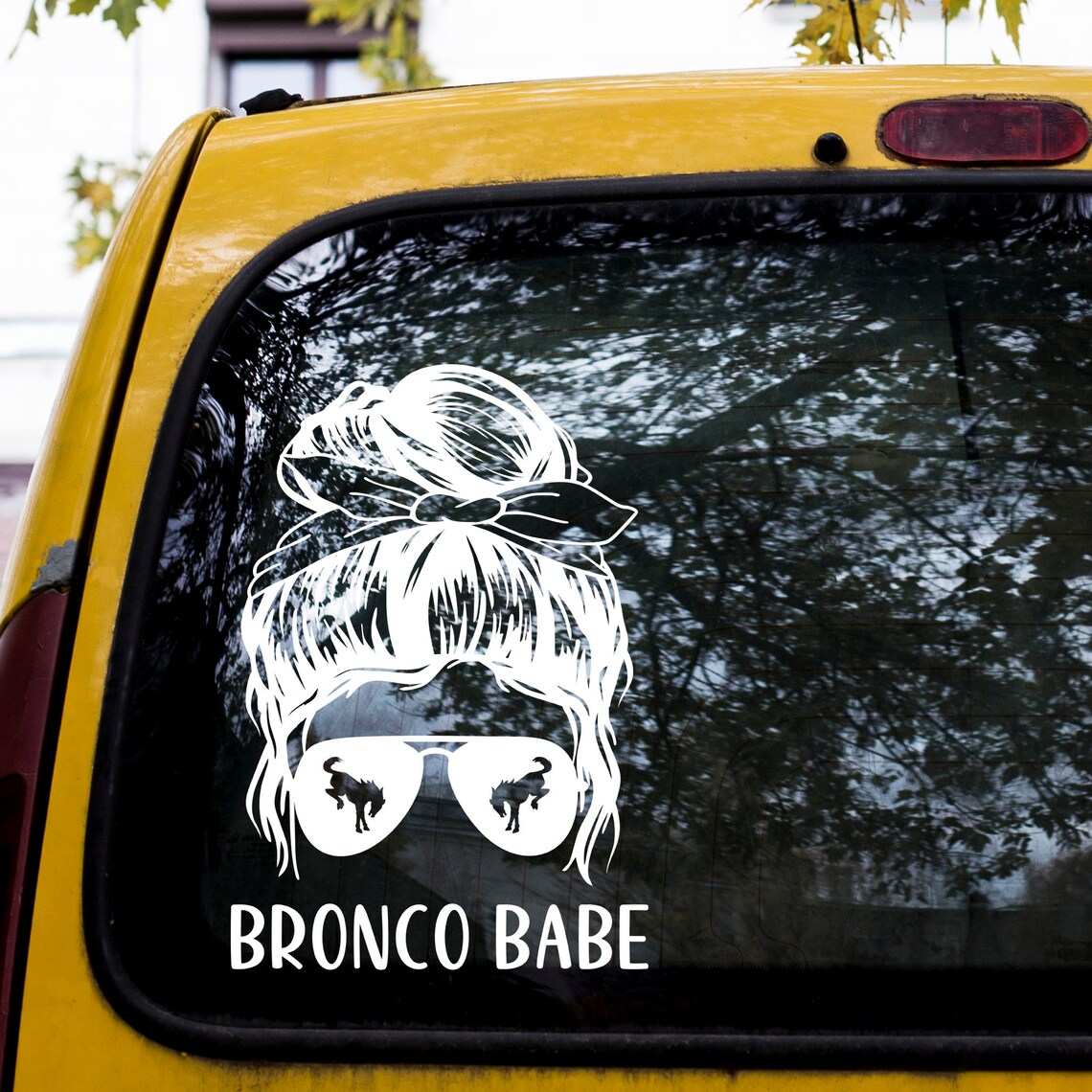Bronco Babe - Bronco Window Decal - Etsy